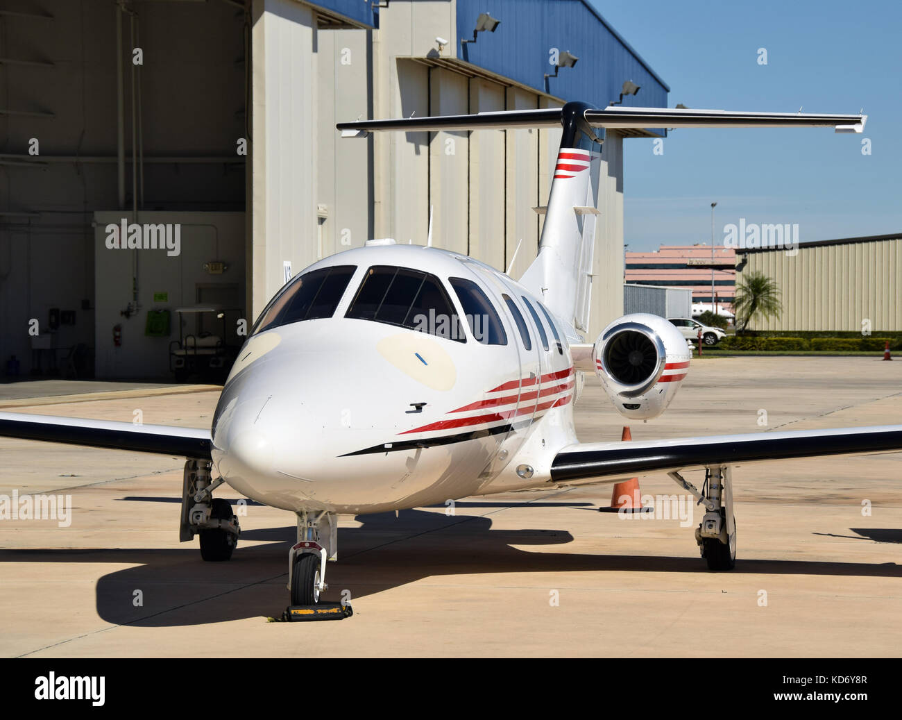 Modern corporate jet awaiting passengers Stock Photo - Alamy