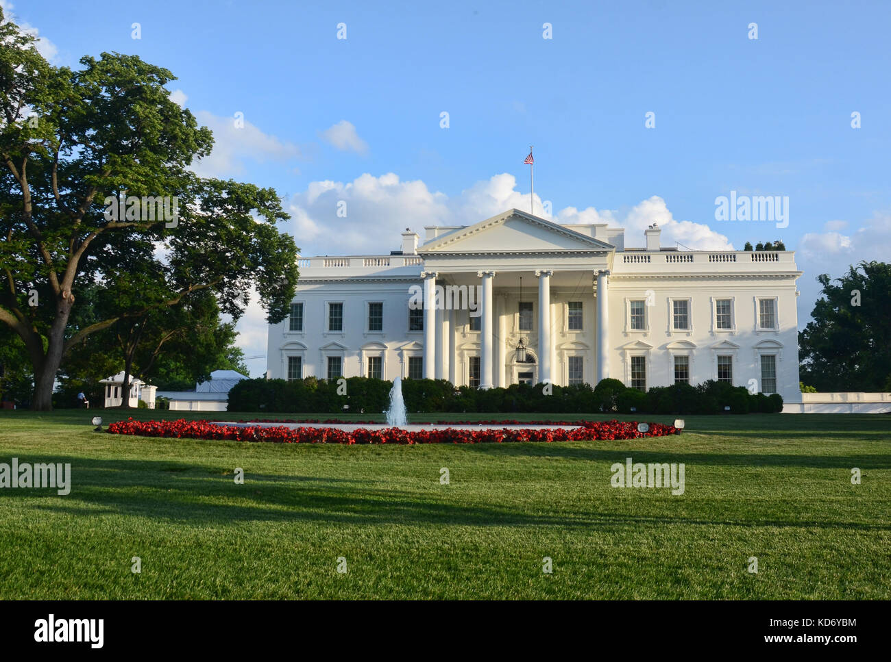 Facade view of the White House in Washington DC Stock Photo - Alamy