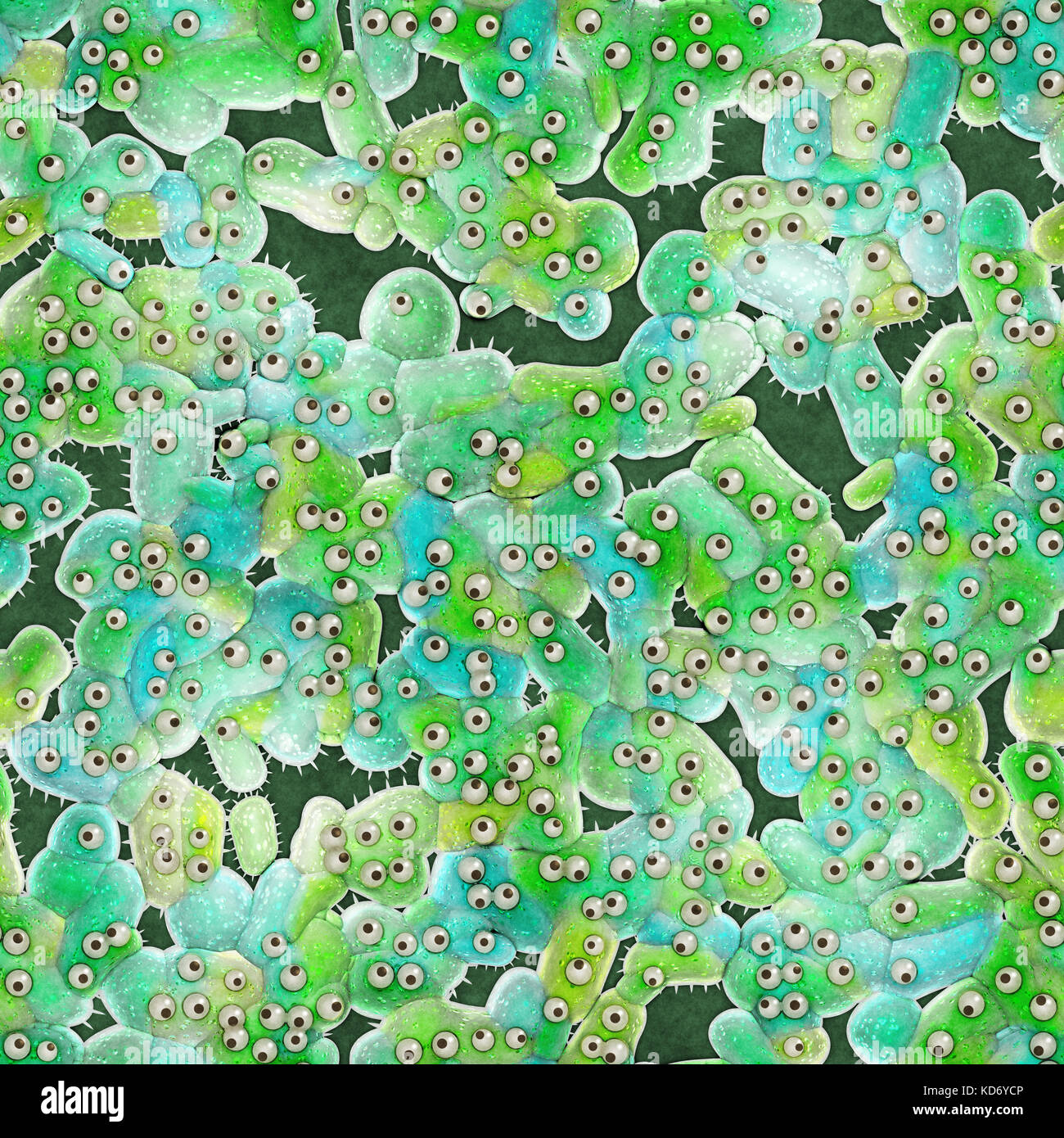 Green organic cells Stock Photo - Alamy