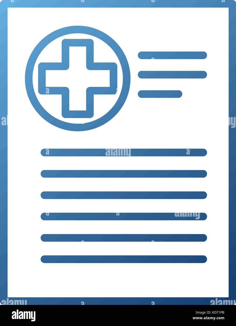patient file icon medical report analysis diagnosis symbol Stock Vector ...