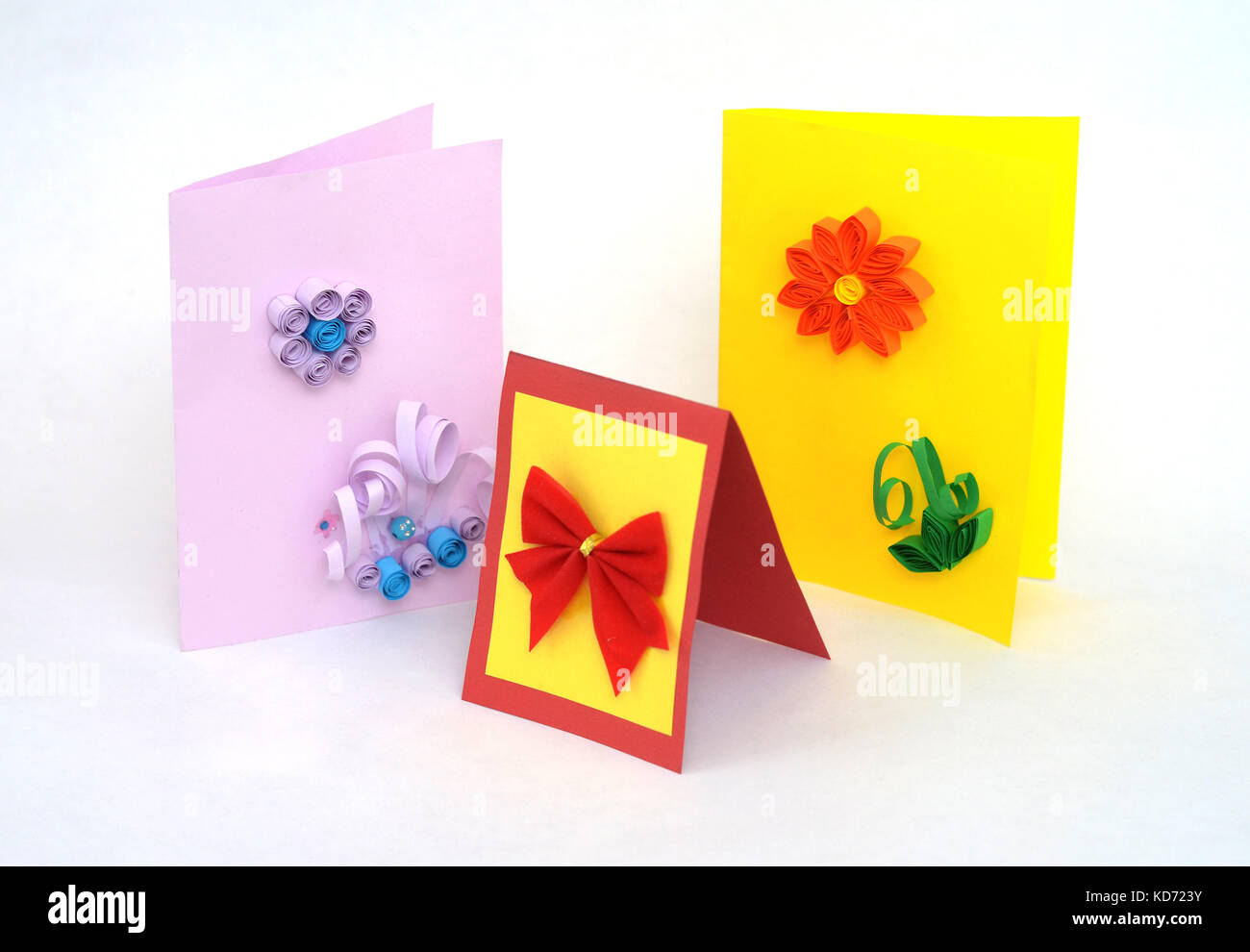 picture of a greeting card on white back Stock Photo - Alamy