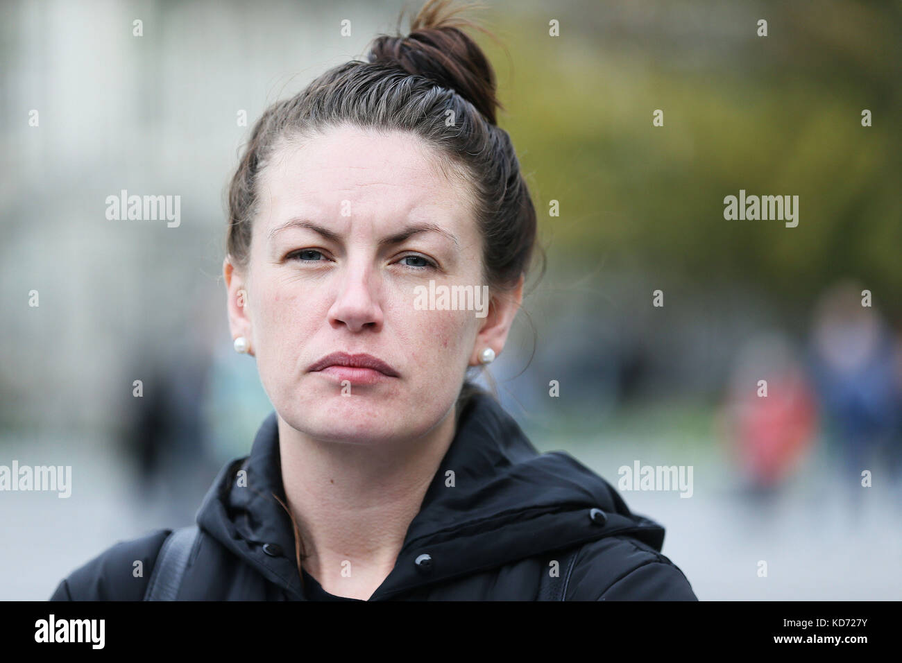 Erica Fleming who experienced homelessness pictured at Trinity College ...