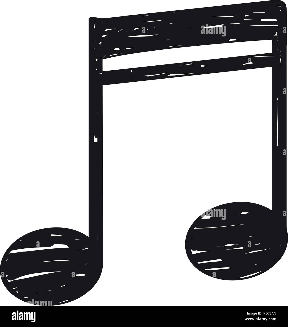 Sketch of a musical note Stock Vector Image & Art - Alamy