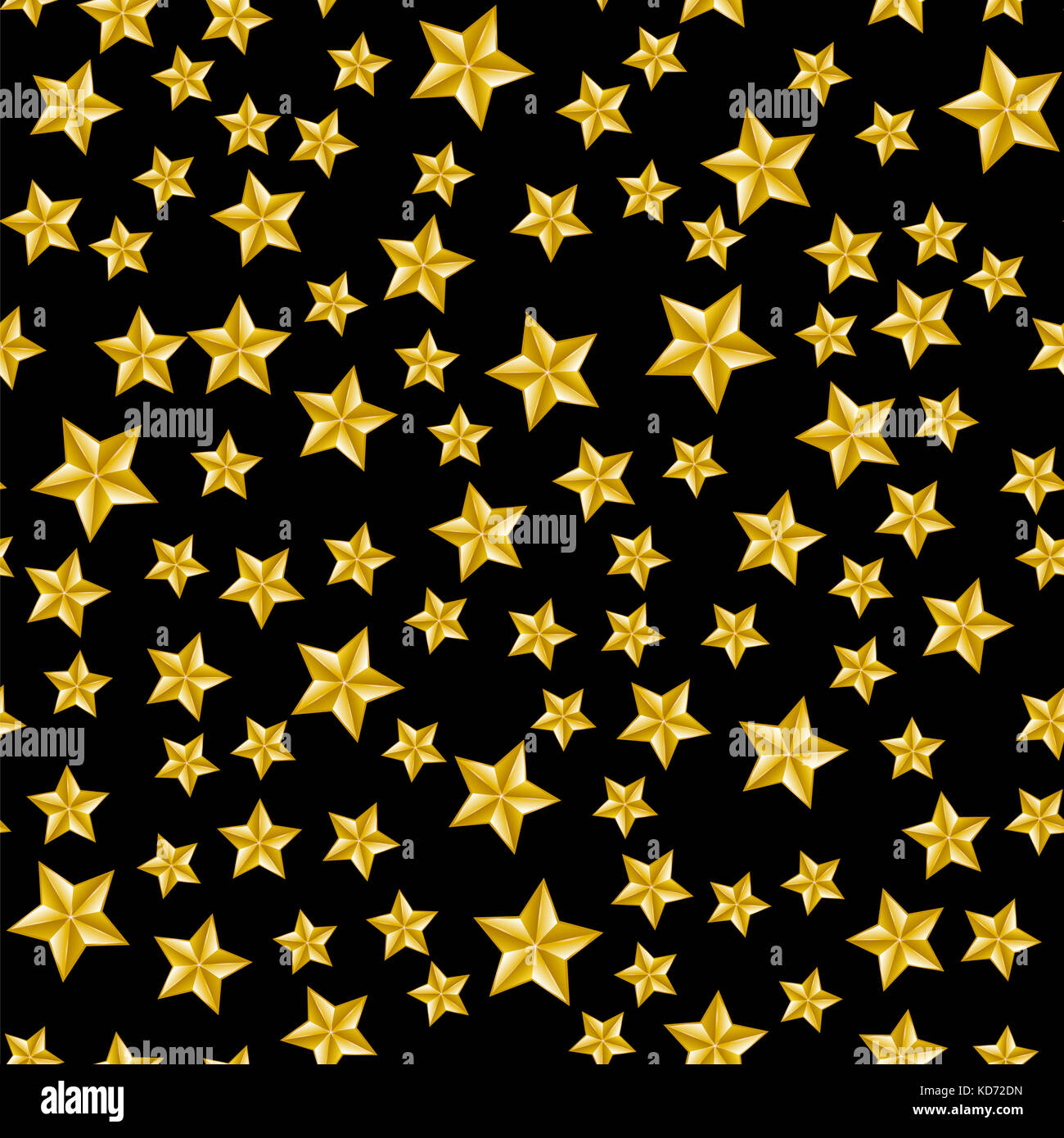 Yellow Star Seamless Pattern Stock Photo - Alamy