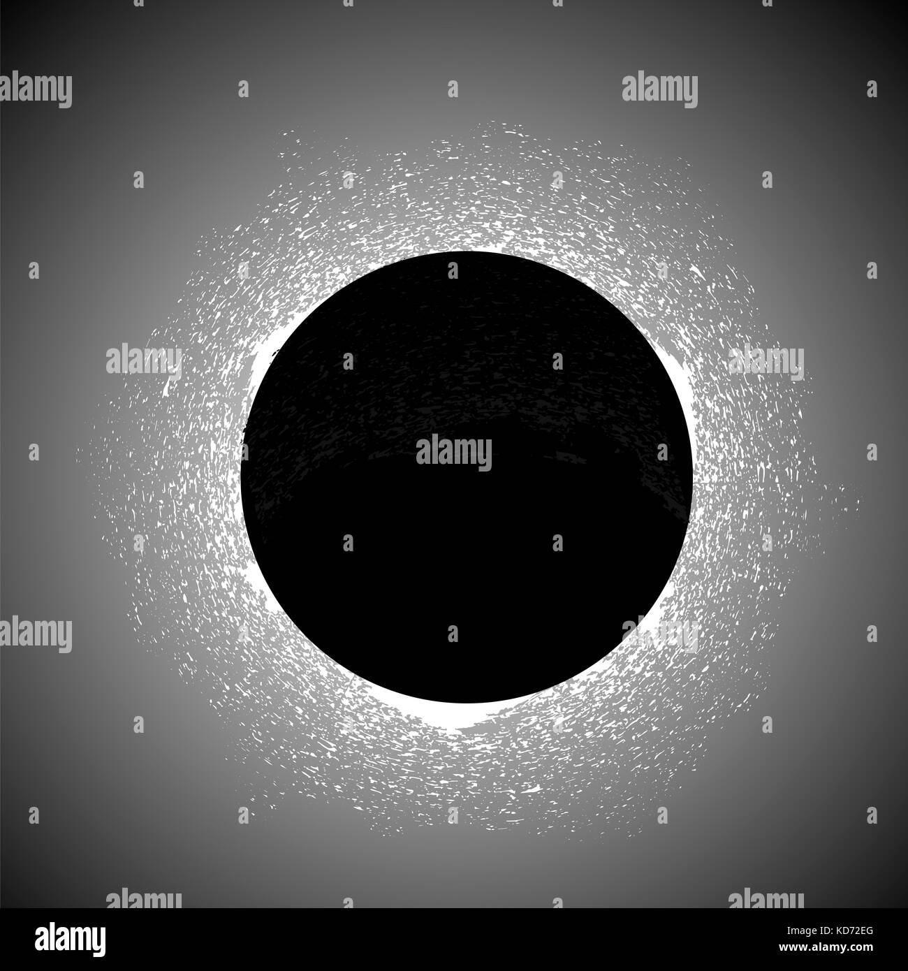 Full Solar Eclipse Stock Photo - Alamy