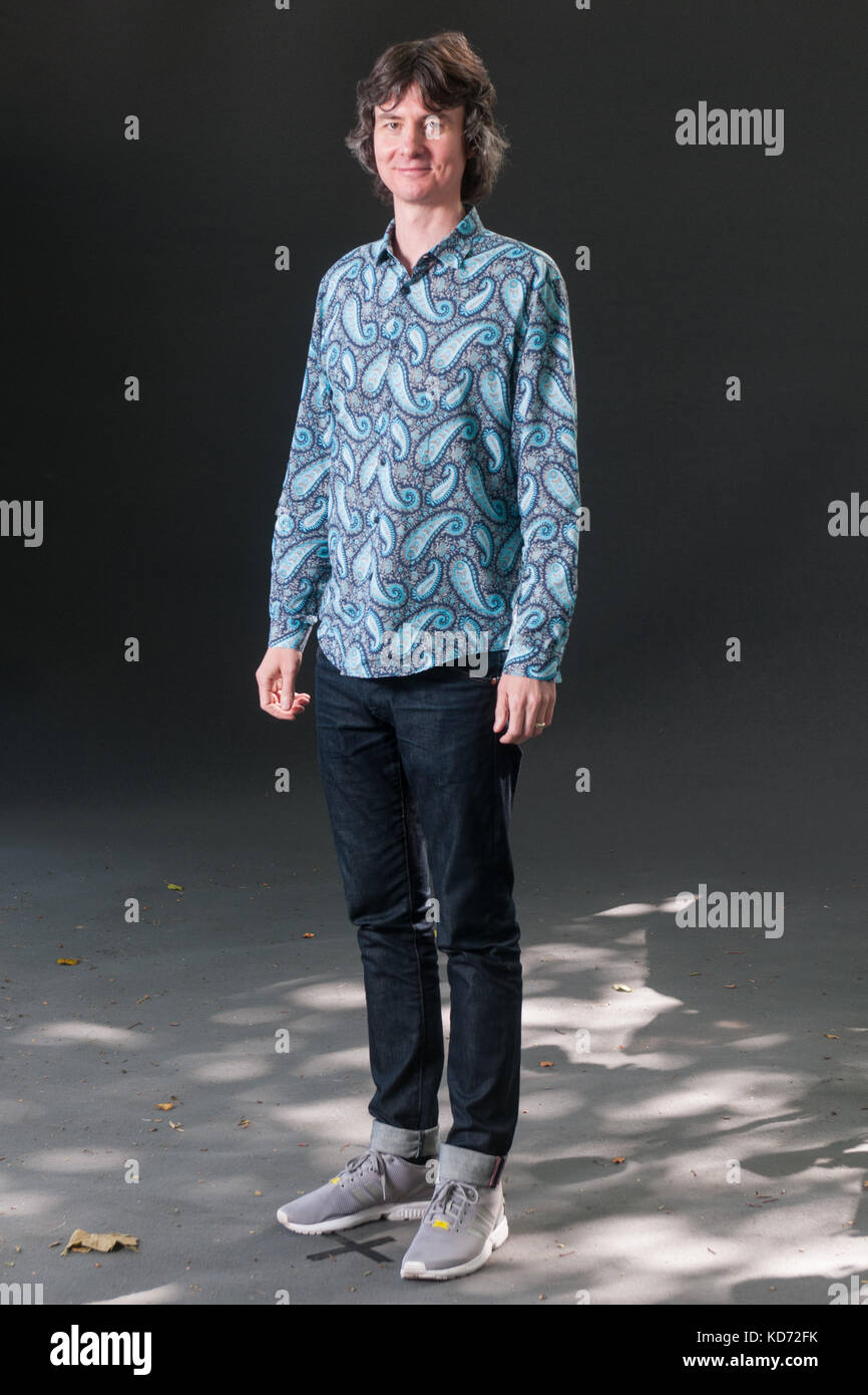 Finnish writer Antti Tuomainen attends a photocall during the Edinburgh ...