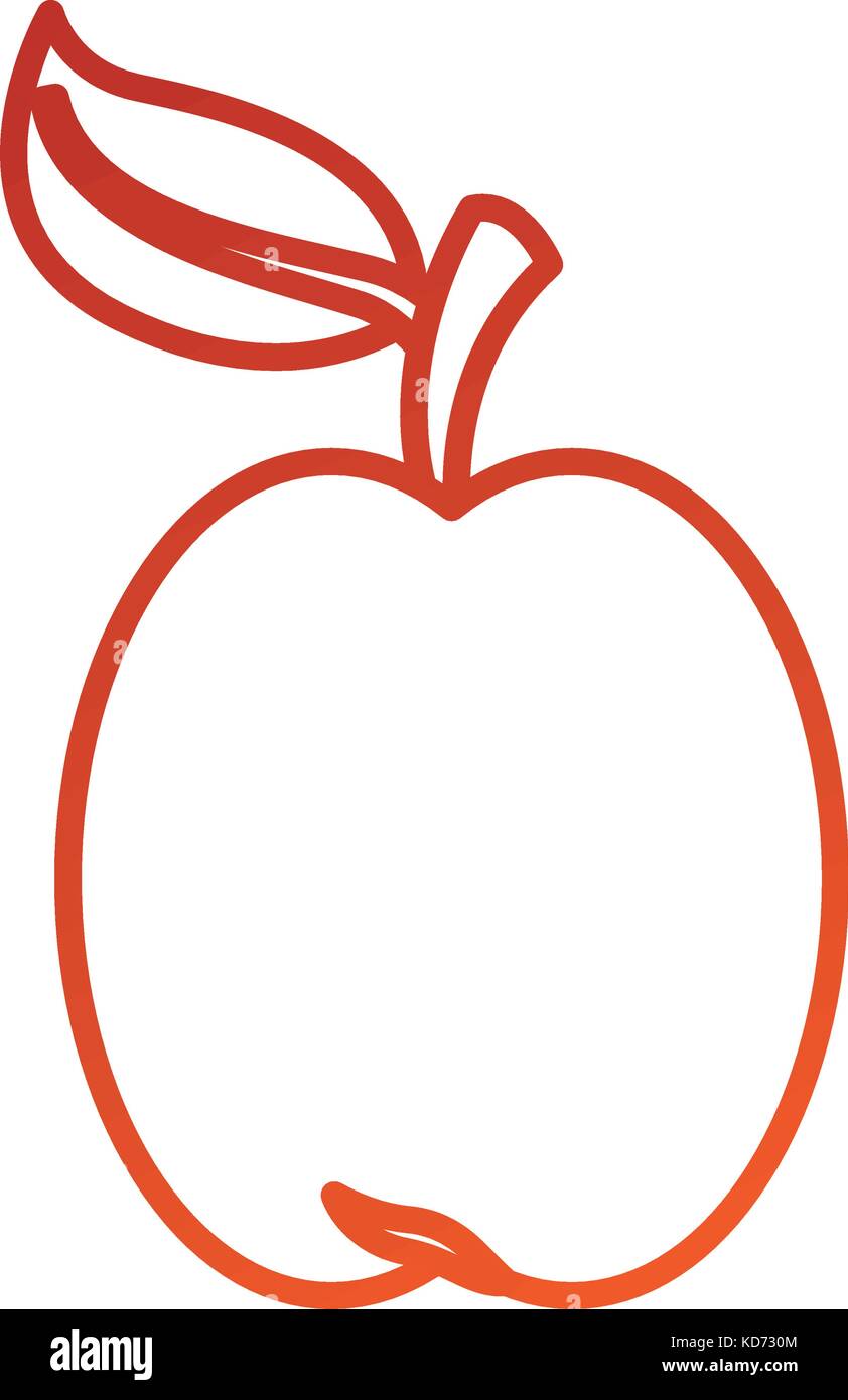 apple fresh fruit vitamin nutrition Stock Vector Image & Art - Alamy