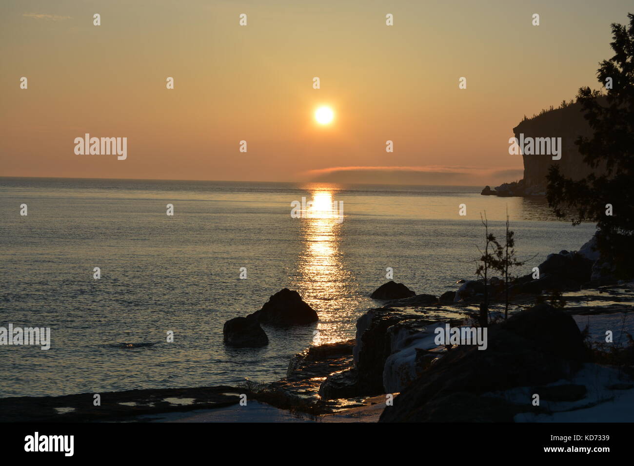 Bruce peninsula ontario winter hi-res stock photography and images - Alamy