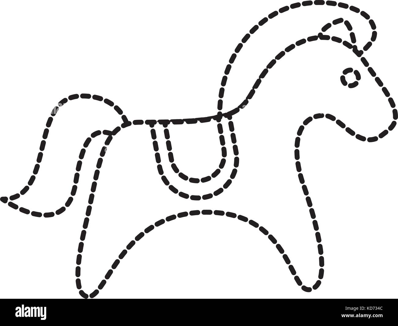 wooden toy horse animal traditional object Stock Vector Image & Art - Alamy