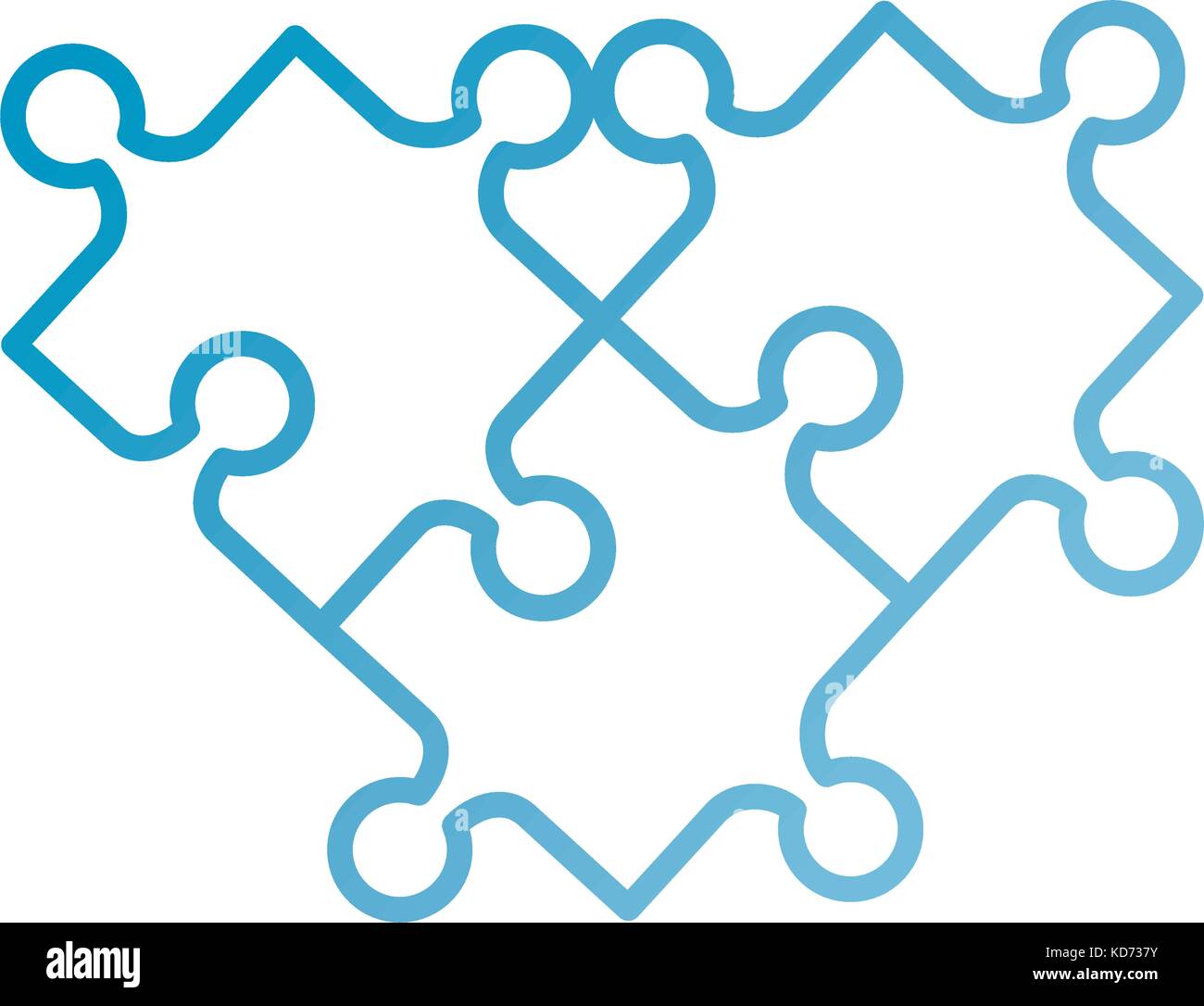 puzzle jigsaw toy pieces connection game Stock Vector Image & Art - Alamy