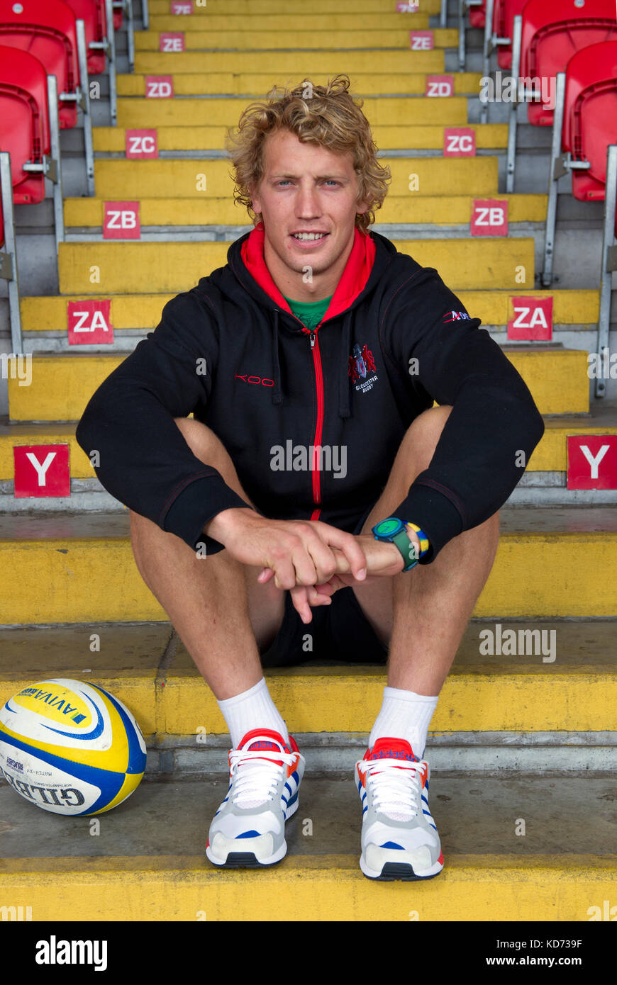 Billy Twelvetrees, Gloucester and England rugby player, photographed at ...