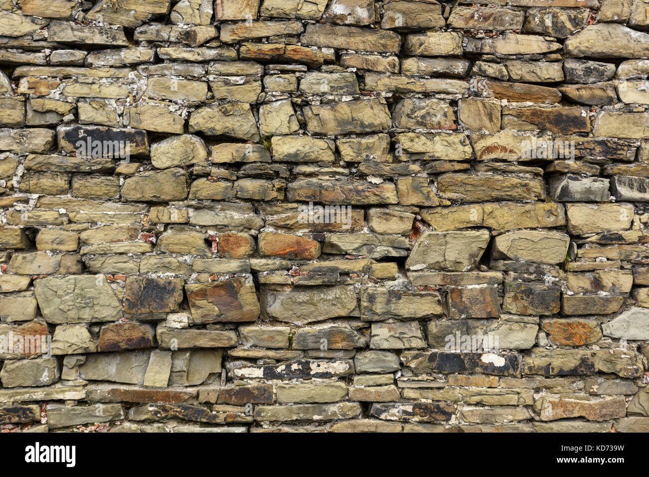 Part of the stone wall Stock Photo - Alamy