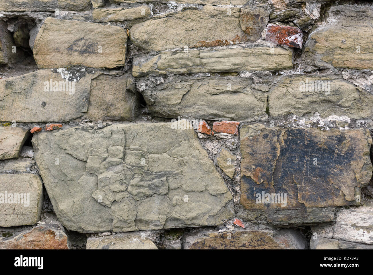 Part of the stone wall Stock Photo - Alamy