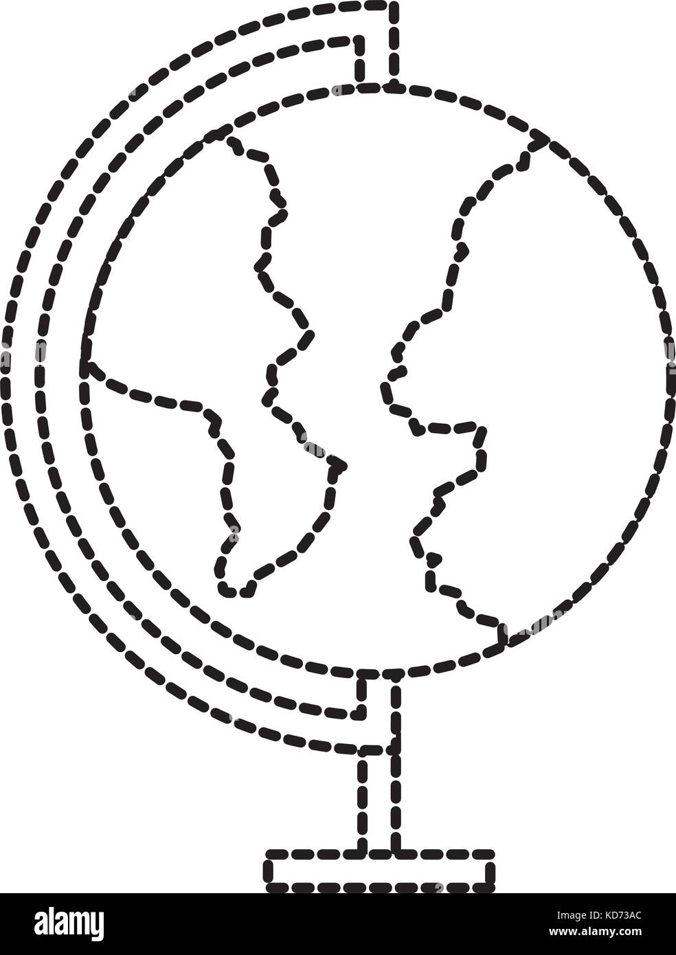 school globe world map geography study Stock Vector Image & Art - Alamy