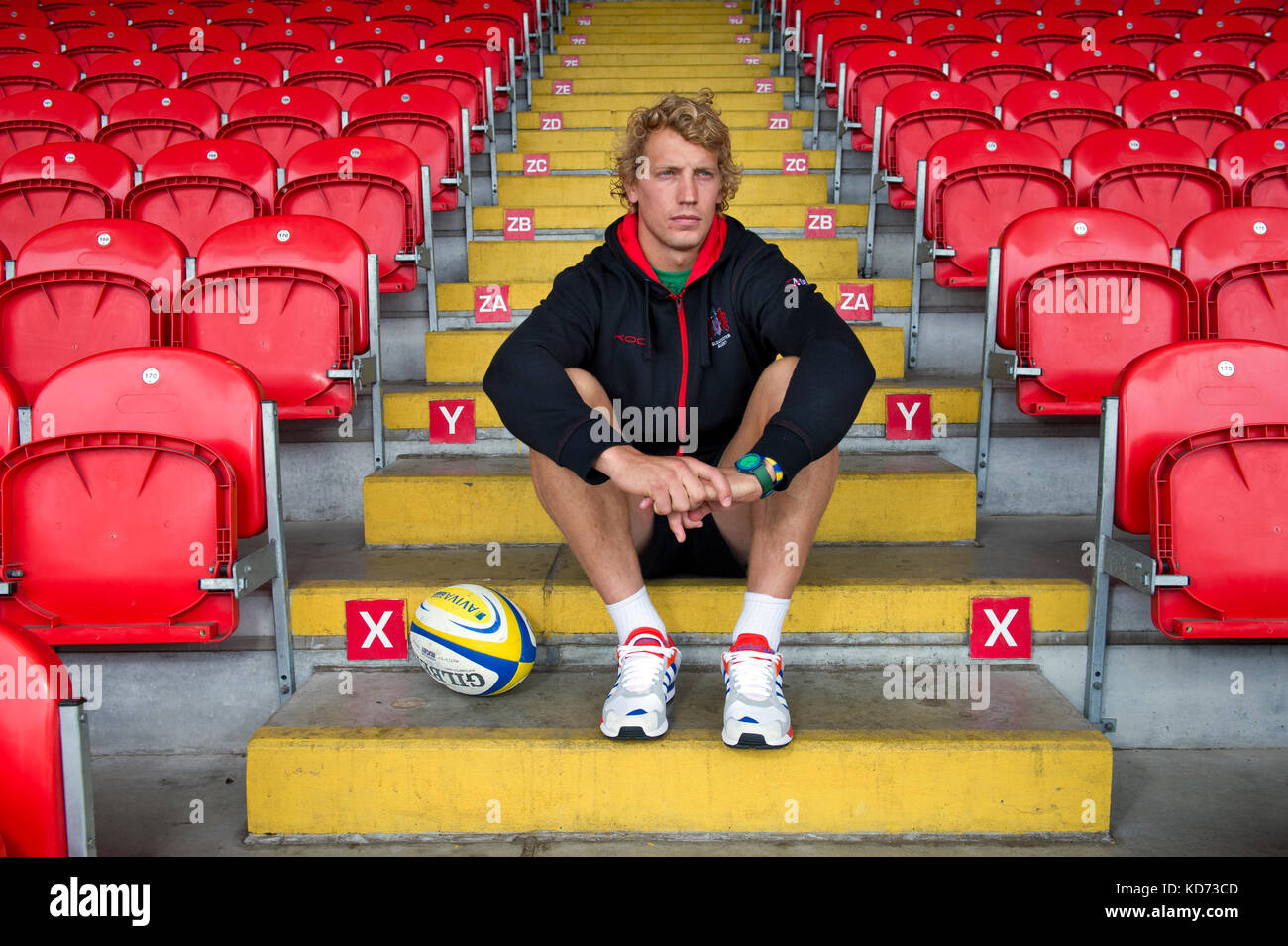 Billy Twelvetrees, Gloucester and England rugby player, photographed at ...