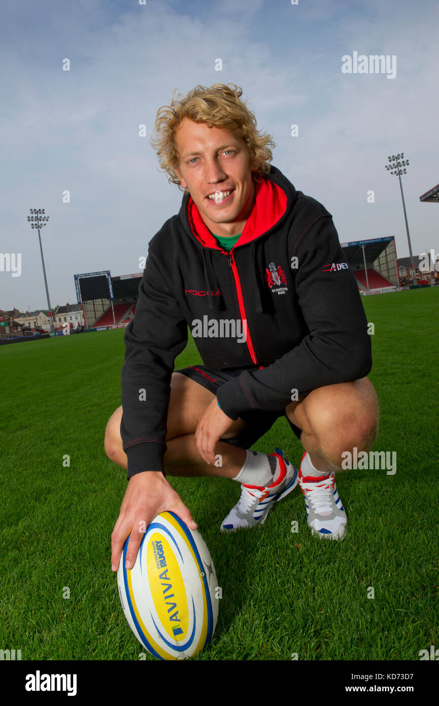 Billy Twelvetrees, Gloucester and England rugby player, photographed at ...