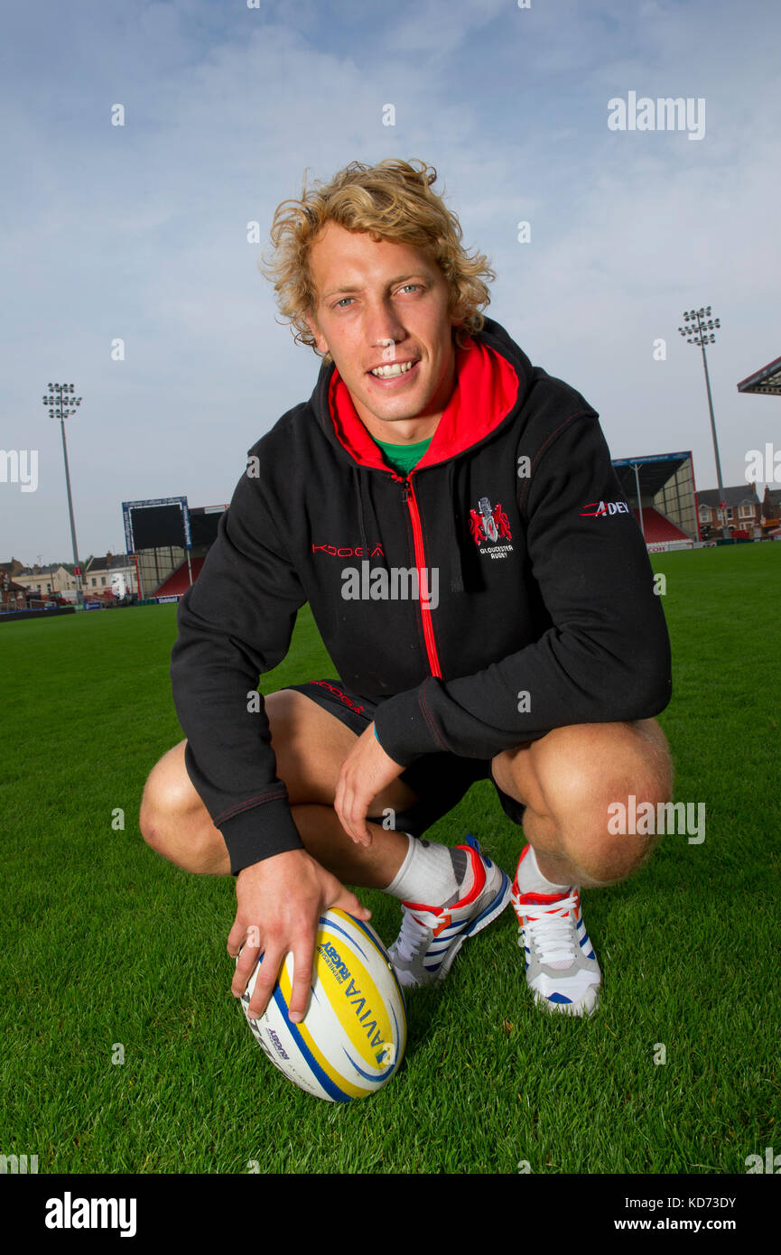 Billy Twelvetrees, Gloucester and England rugby player, photographed at ...