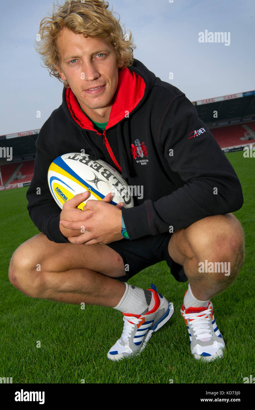 Billy Twelvetrees, Gloucester and England rugby player, photographed at ...