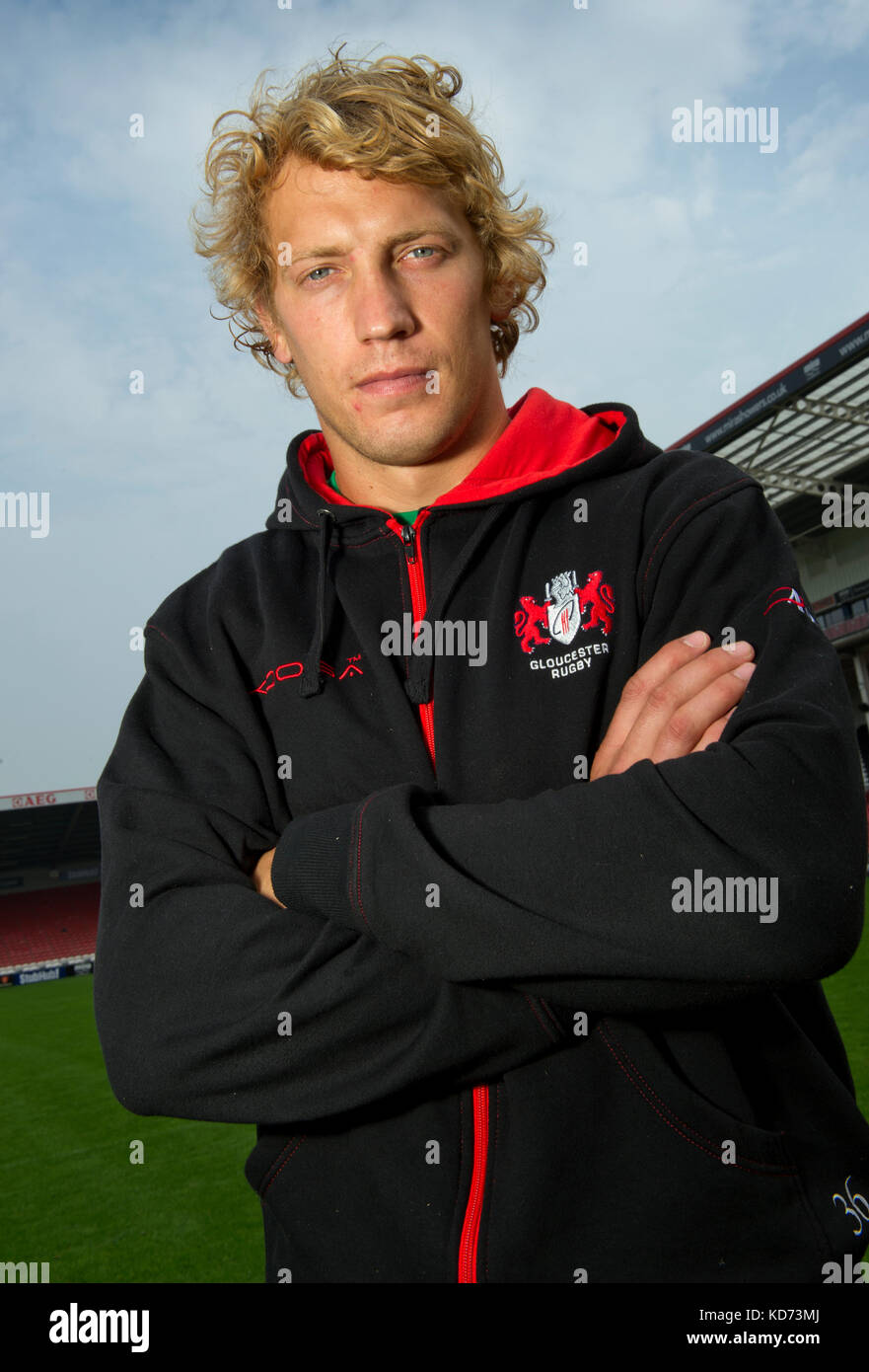 Billy Twelvetrees, Gloucester and England rugby player, photographed at ...