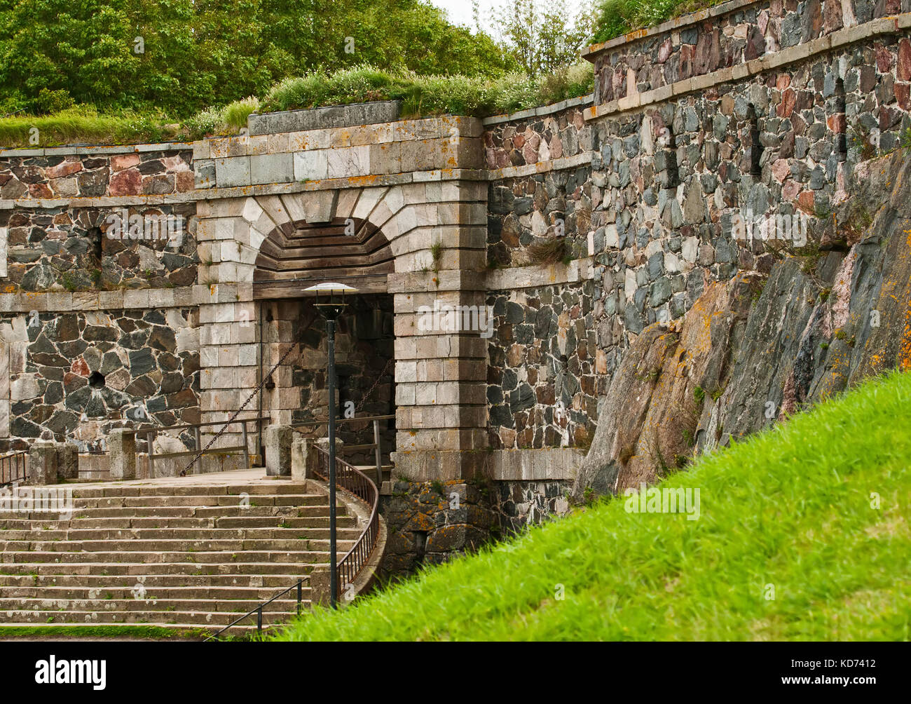 Fortress of Suomenlinna in Helsinki, a historical place, large ...