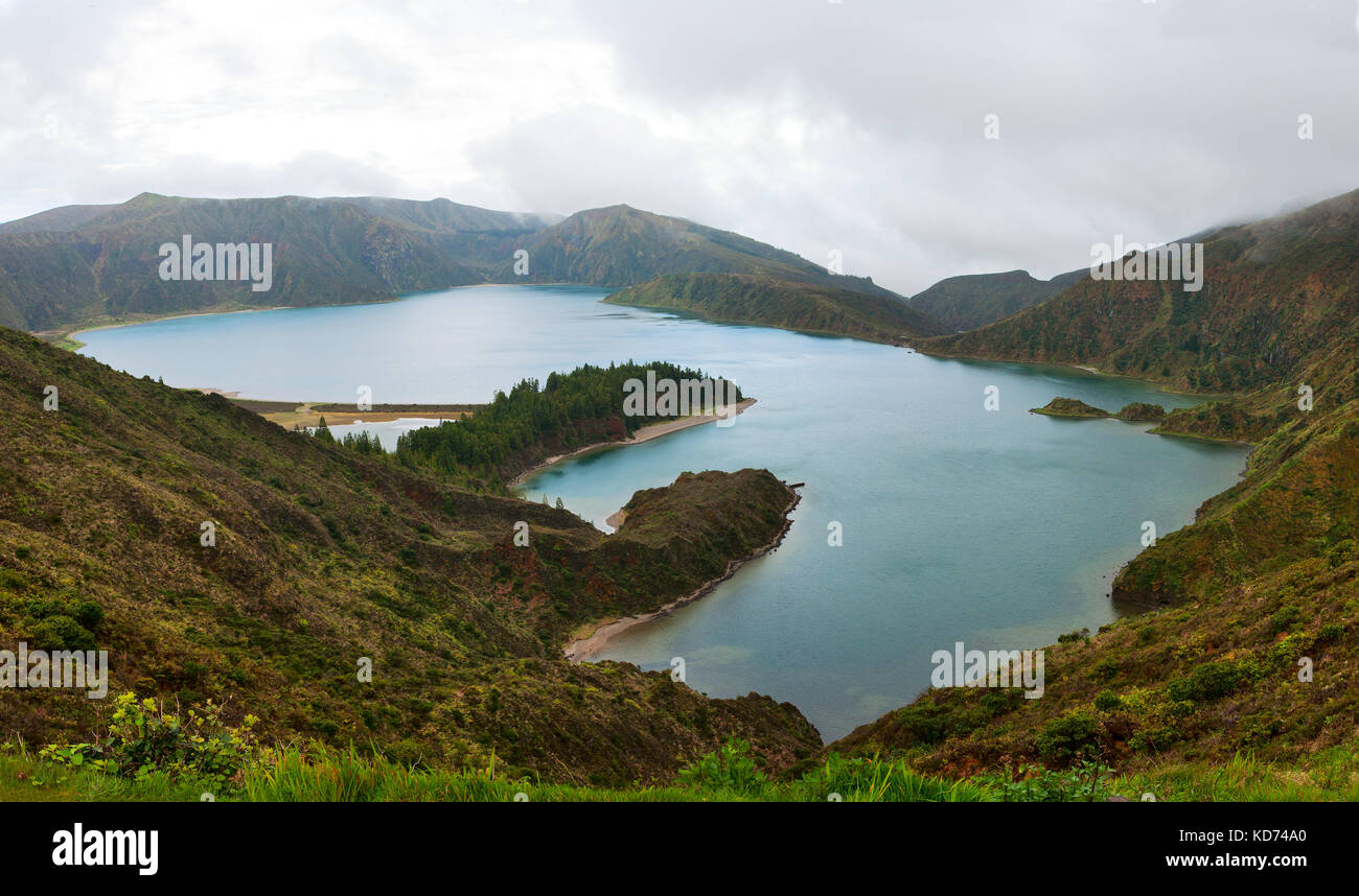 Fire lake, azores hi-res stock photography and images - Alamy