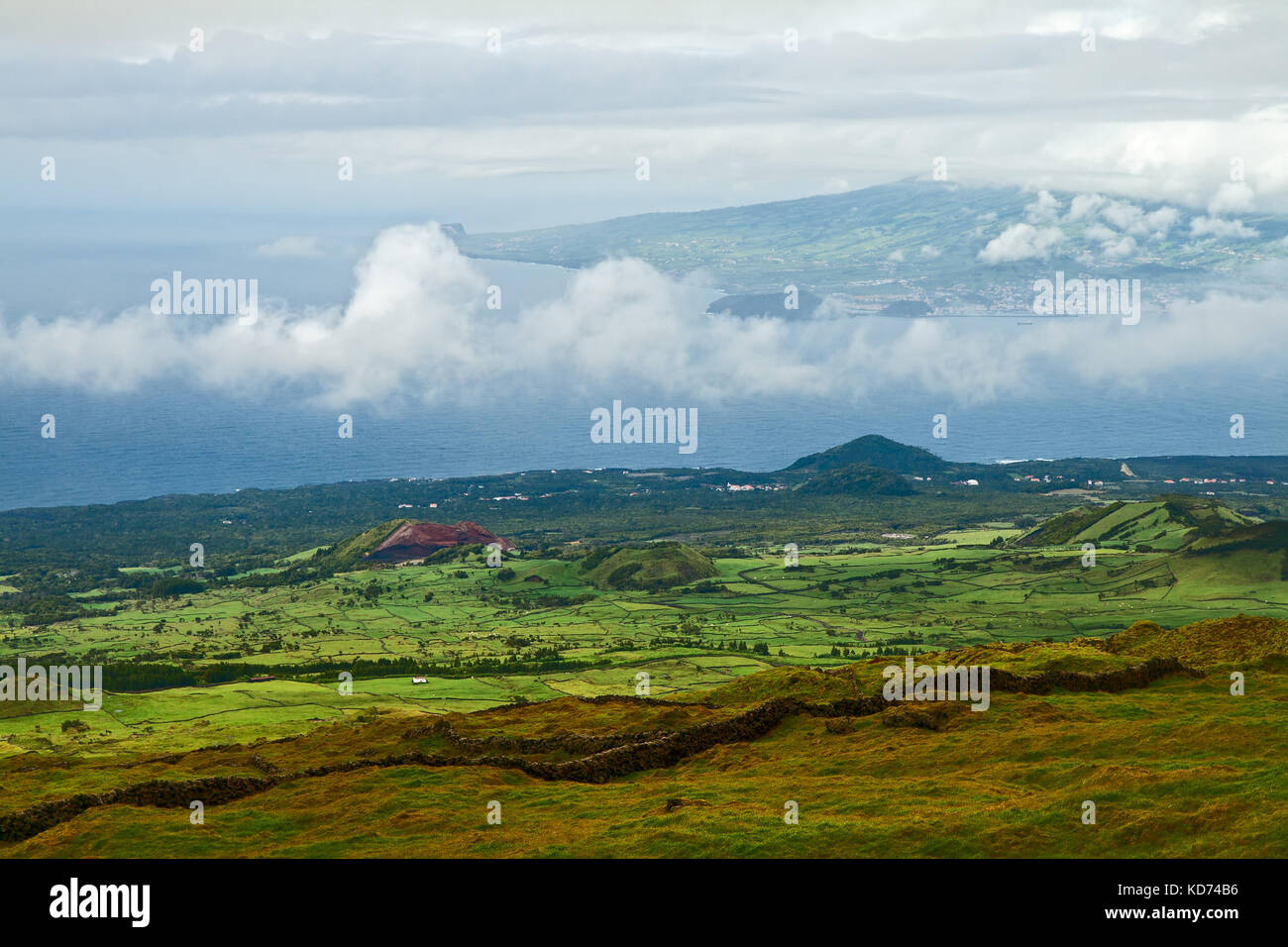 View pico island from faial hi-res stock photography and images - Alamy