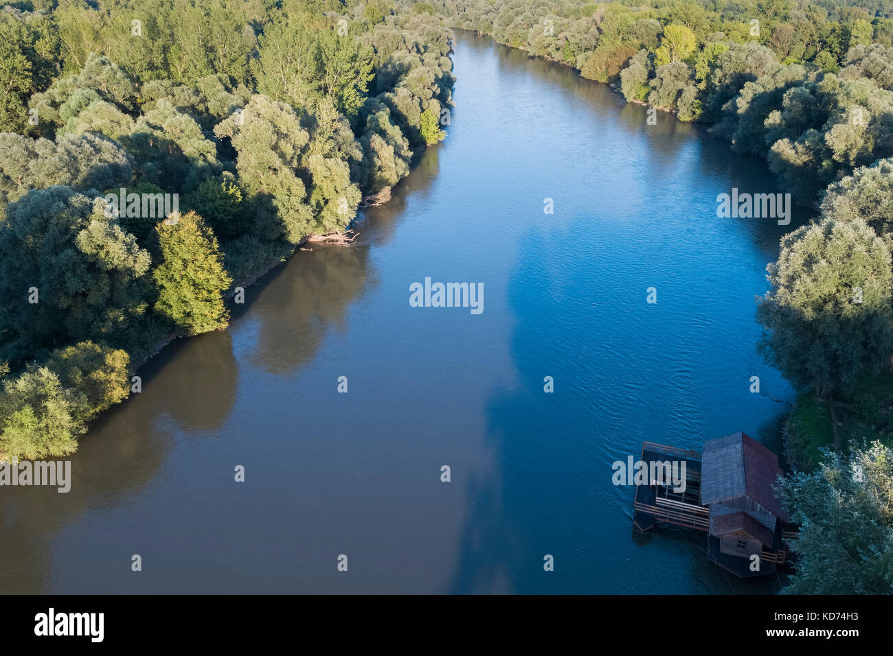 Old watermill on the Mura River in Croatia Stock Photo - Alamy