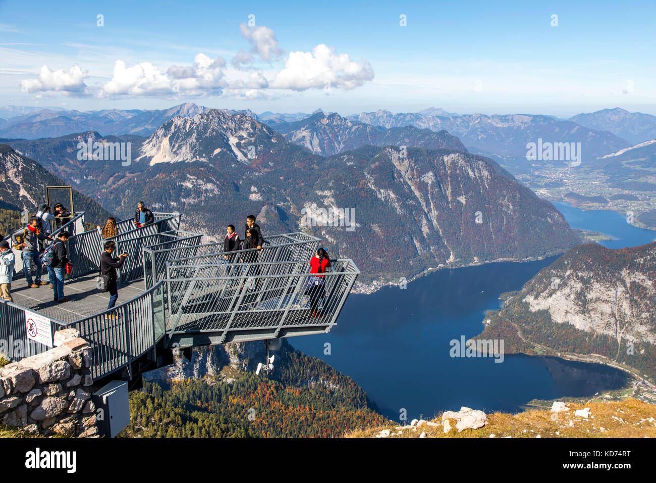 Dachstein Mountain range, Region in Oberösterreich, Upper Austria, part of the Alps, Five ...