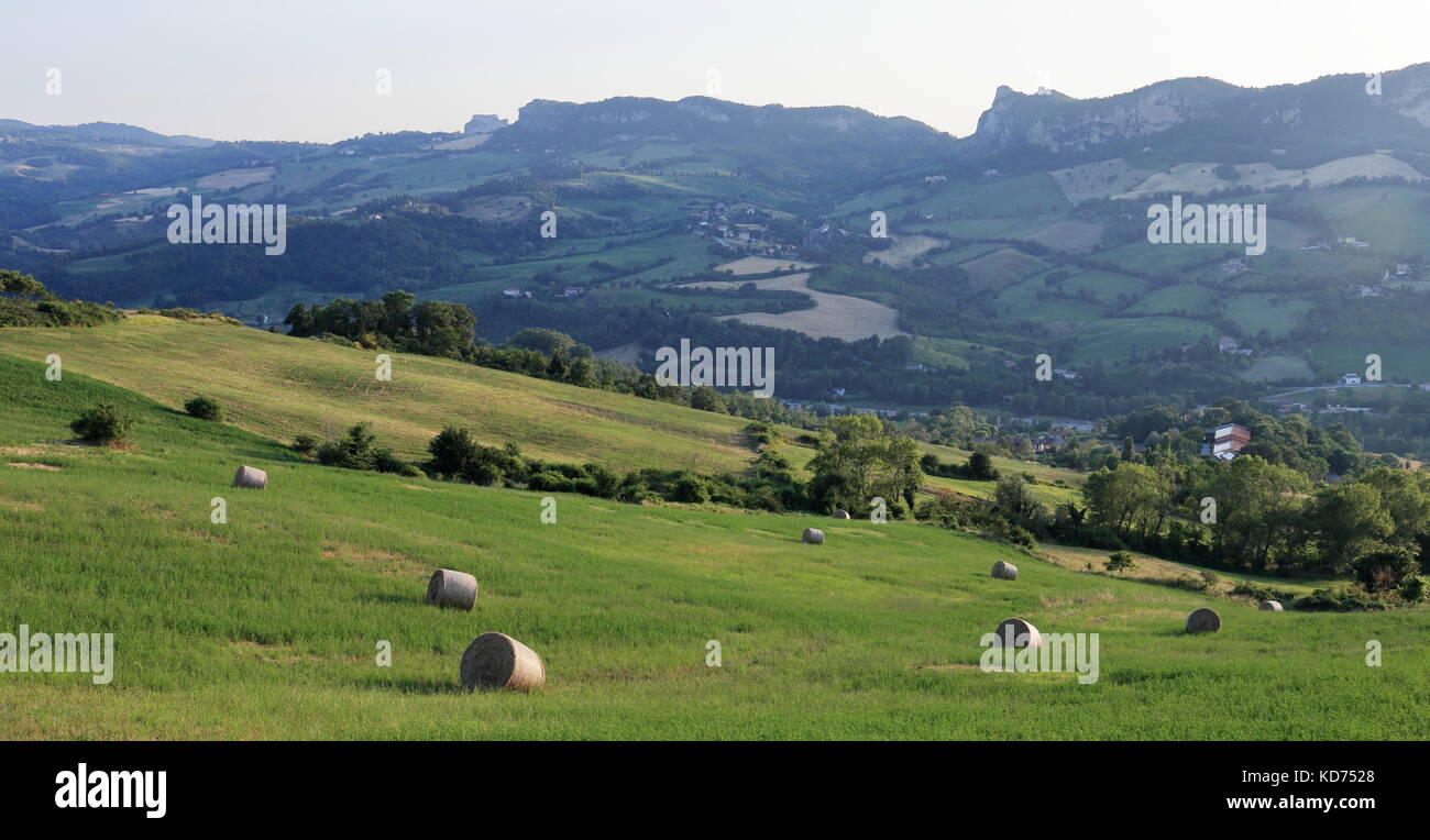 Italian countryside landscape in Tuscany Stock Photo - Alamy