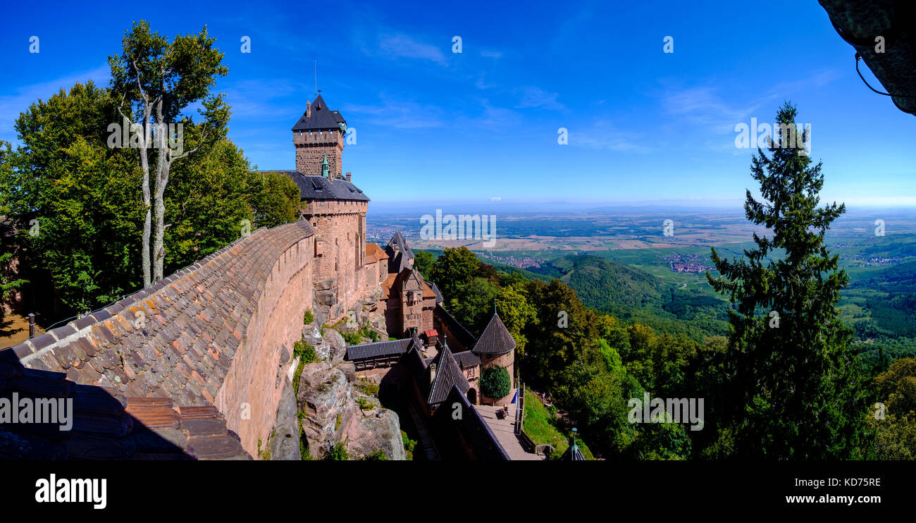 Château du Haut-Koenigsbourg, Haut-Koenigsbourg Castle is located at ...