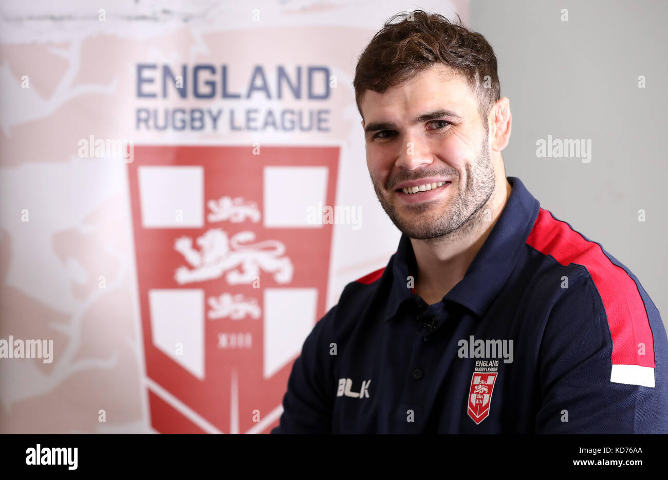 England's Alex Walmsley, during the media session at the Village Hotel ...