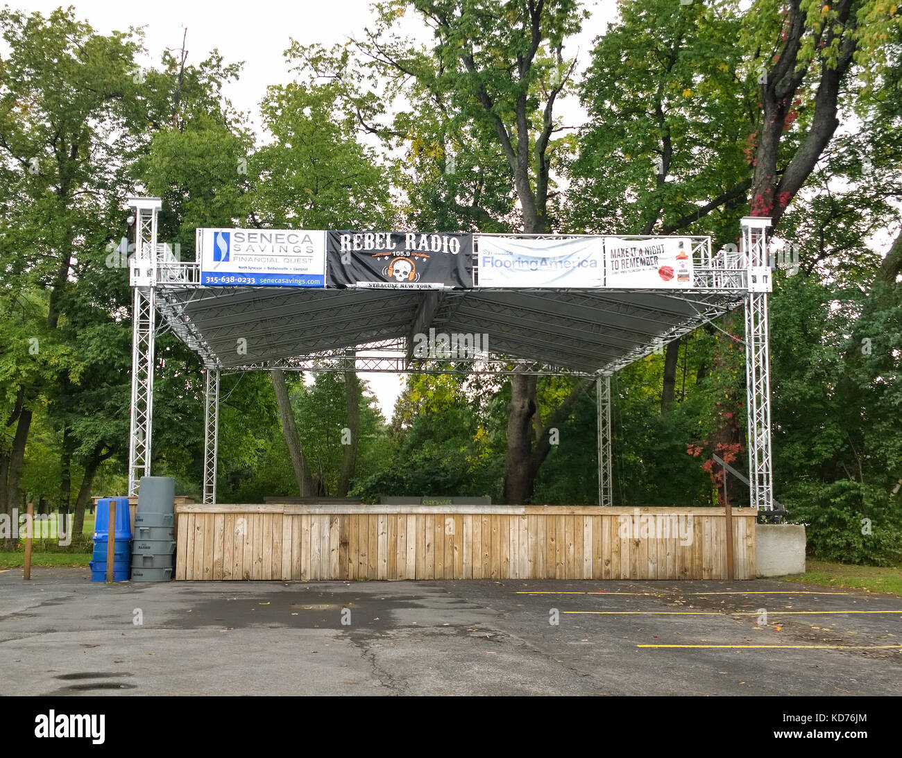 outdoor stage for bands Stock Photo - Alamy