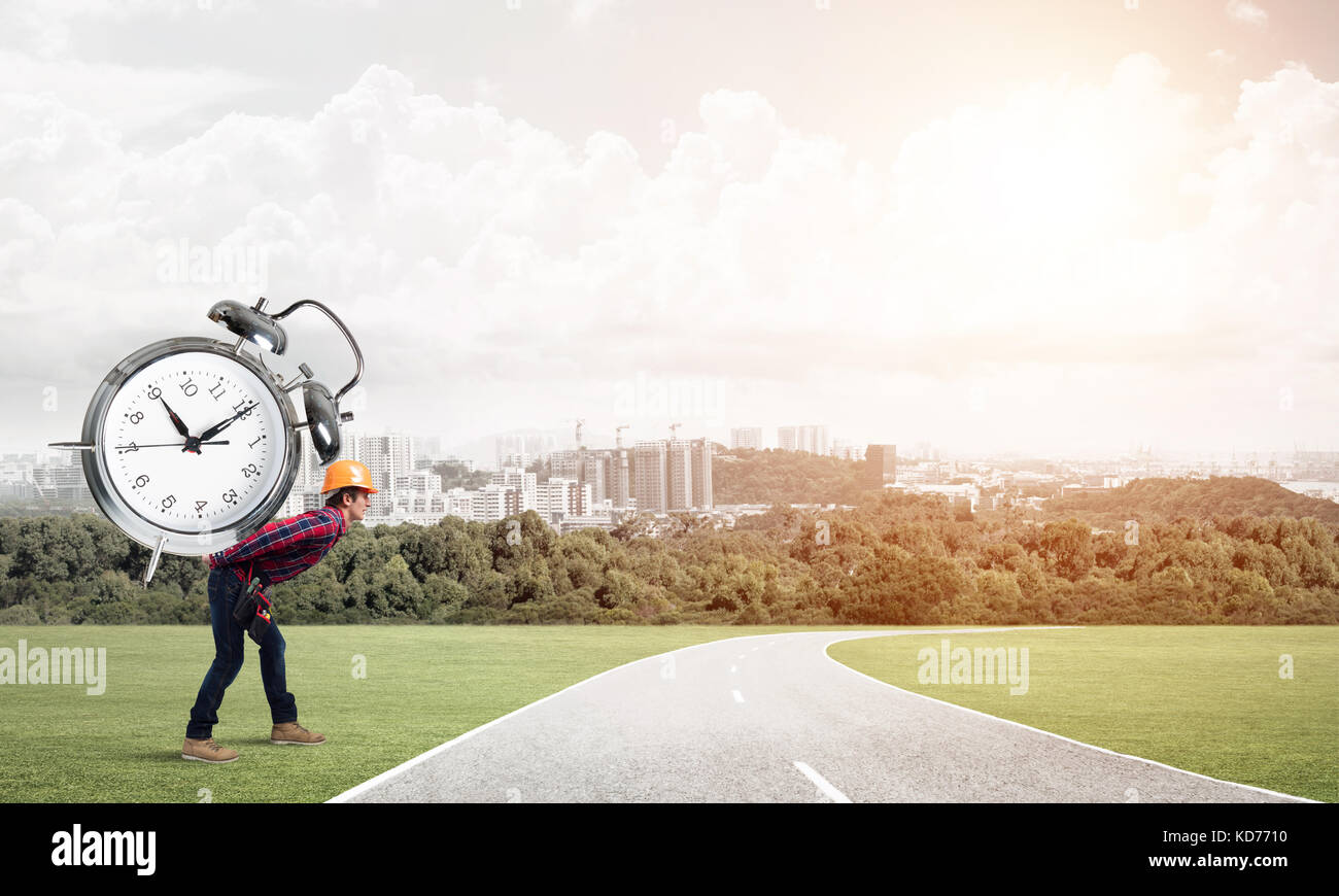 Construction contract deadline Stock Photo - Alamy