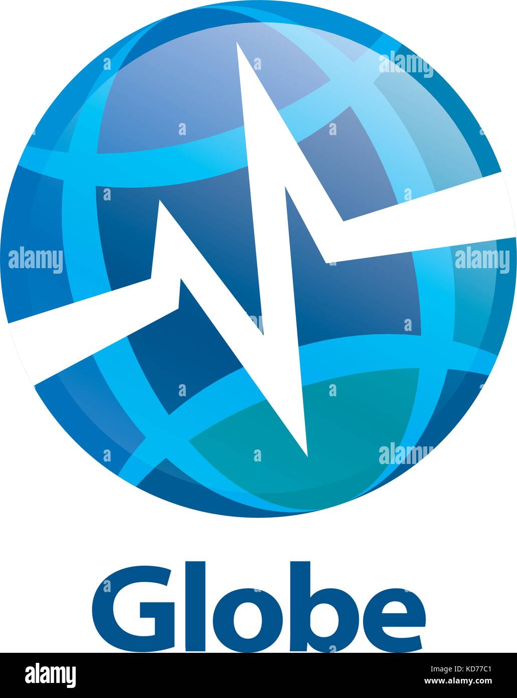 template logo design globe Stock Vector Image & Art - Alamy