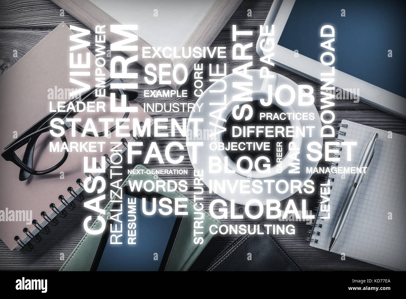 Modern workplace concept Stock Photo - Alamy