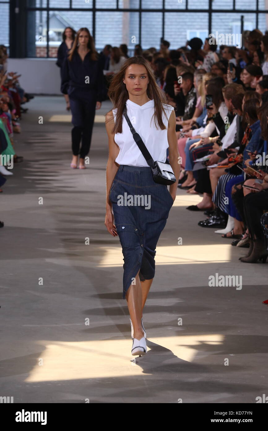 NYFW TIBI SS18 Fashion Show Featuring: Model in TIBI SS18 RUNWAY SHOW ...