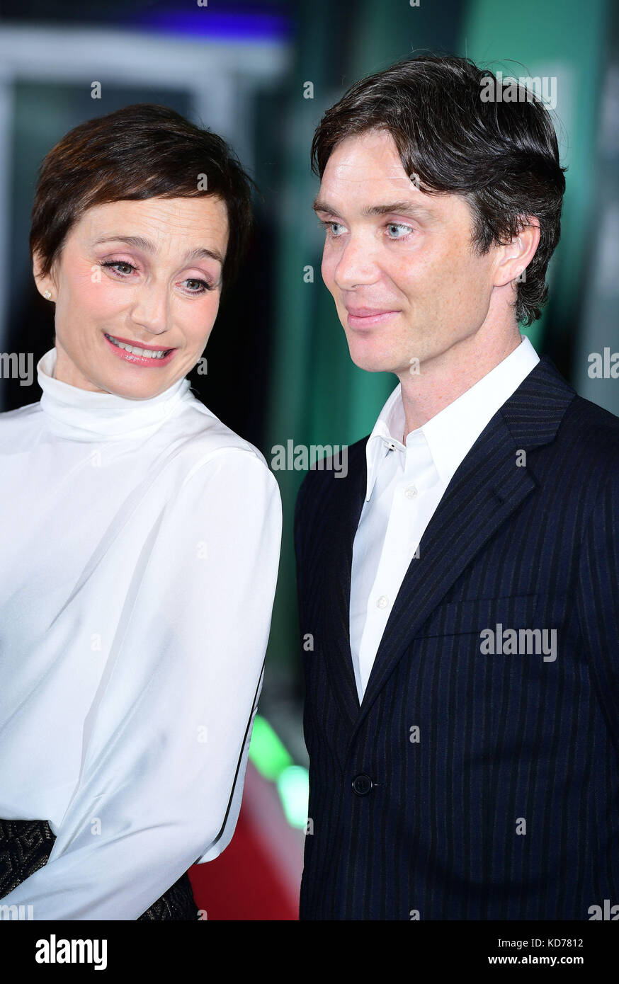 Kristin Scott Thomas and Cillian Murphy attend the premiere of The ...