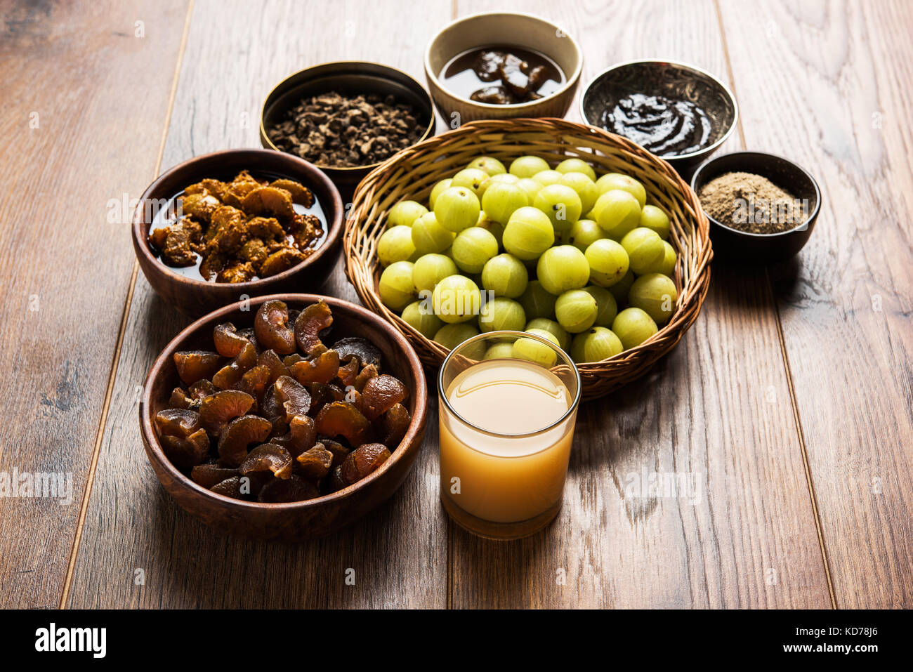 Stock photo of Amla/Avla/Aavla and it's by products like chyawanprash ...