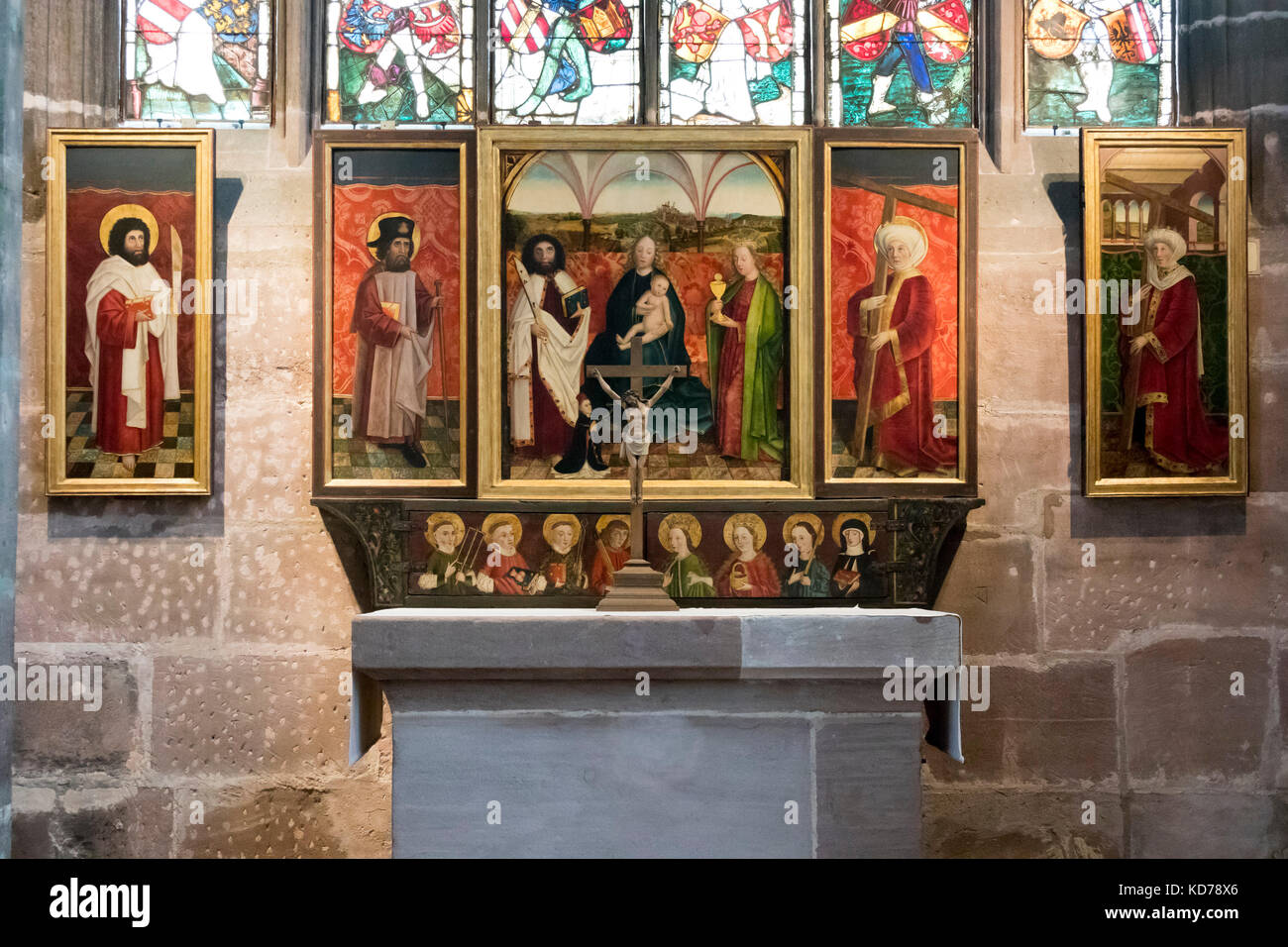 15th century triptych paintings hi-res stock photography and images - Alamy
