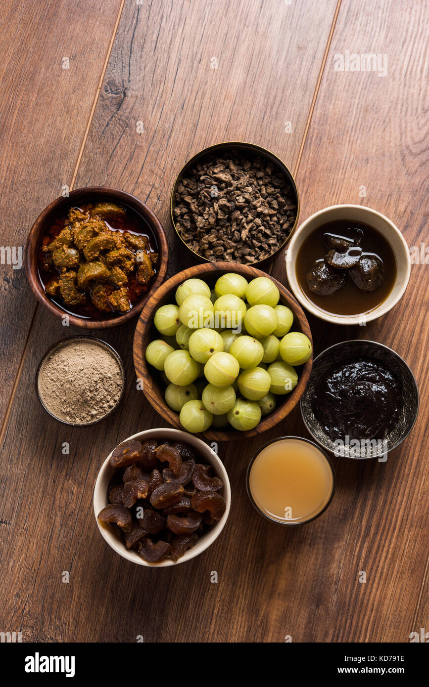 Stock photo of Amla/Avla/Aavla and it's by products like chyawanprash ...