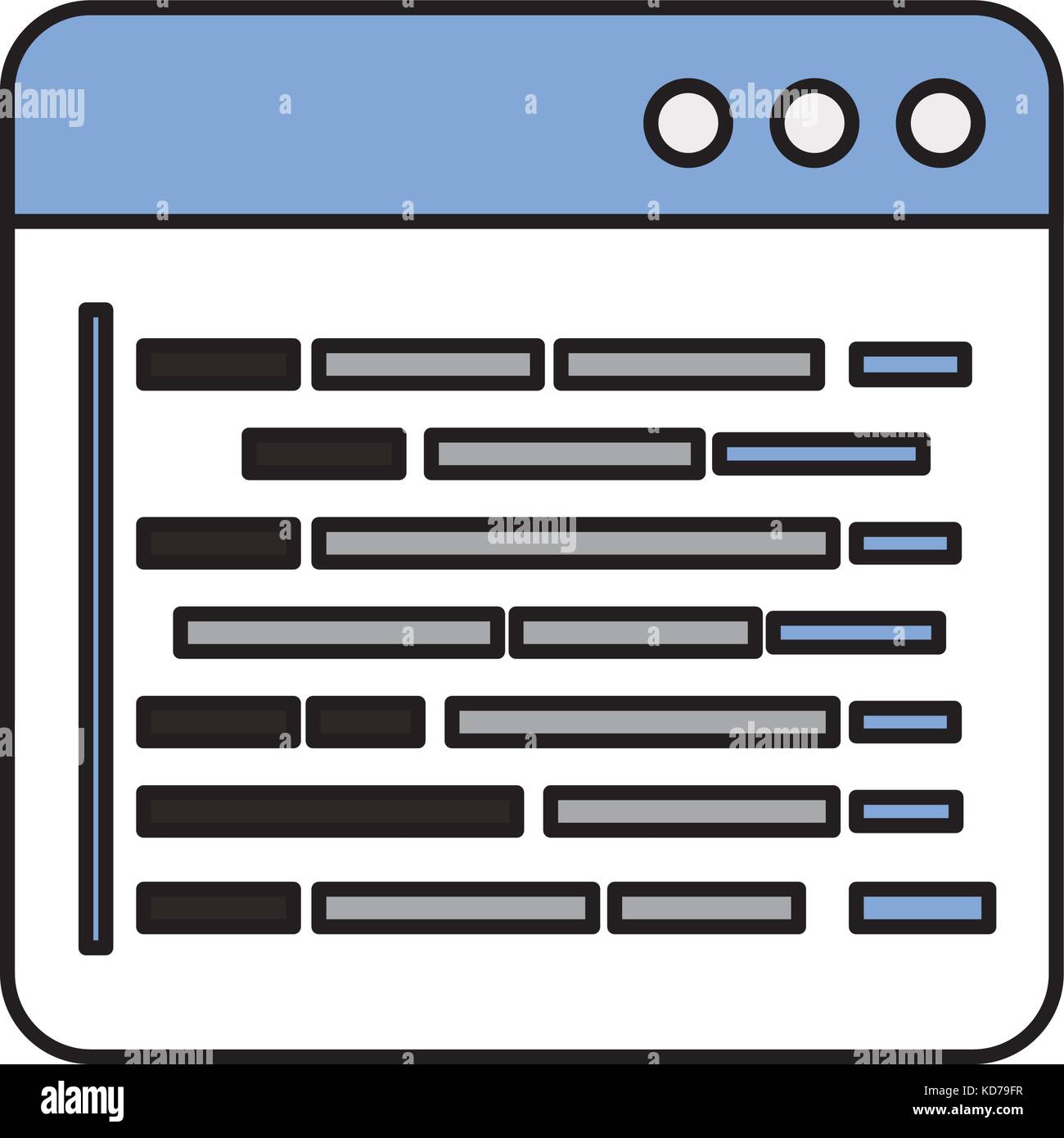 Source Page Programming Development Web Data Stock Vector Image And Art Alamy
