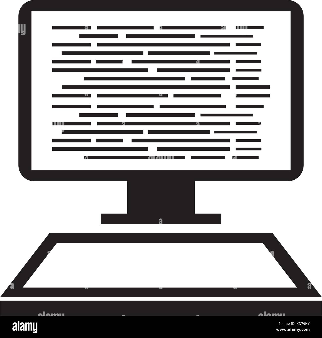 programming and coding concept code on the screen computer Stock Vector ...