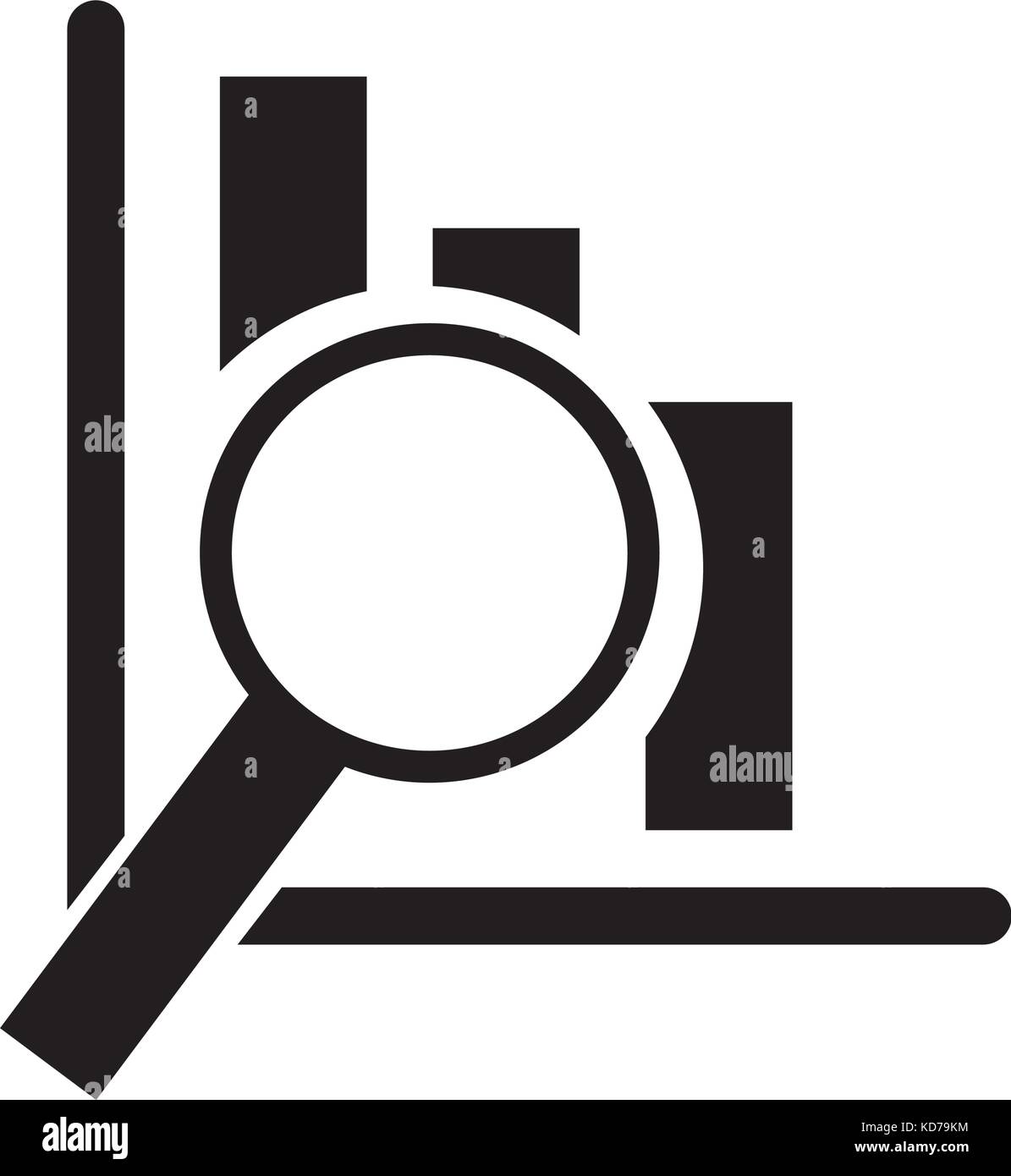 financial analysis business analysis magnifier glass with bar graph ... financial analysis business analysis magnifier glass with bar graph ...