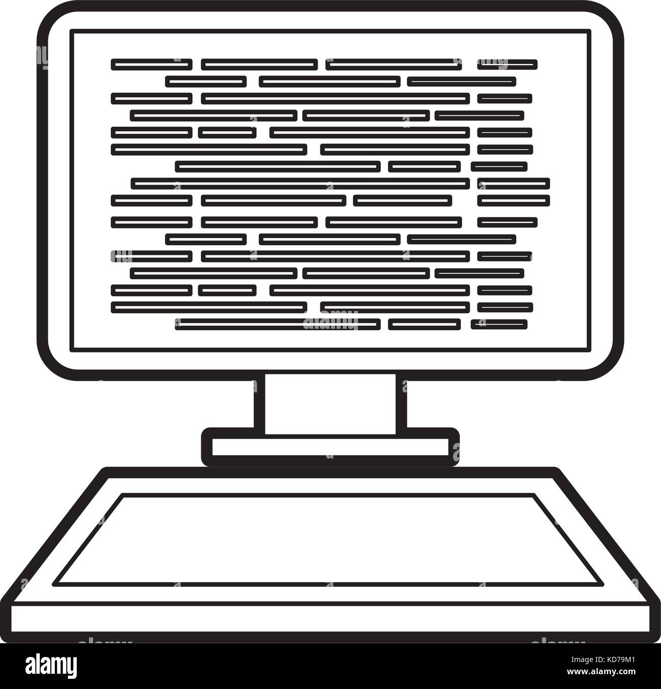 Computer Coding Clipart
