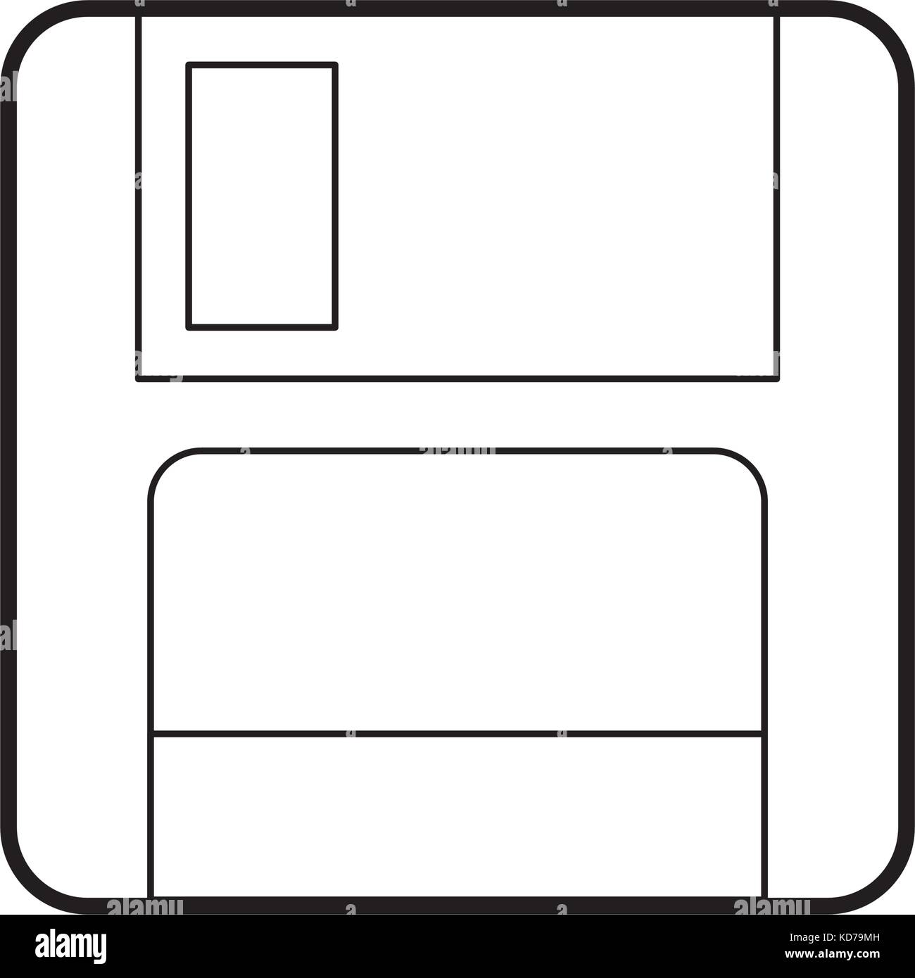 Magnetic disc Stock Vector Images - Alamy