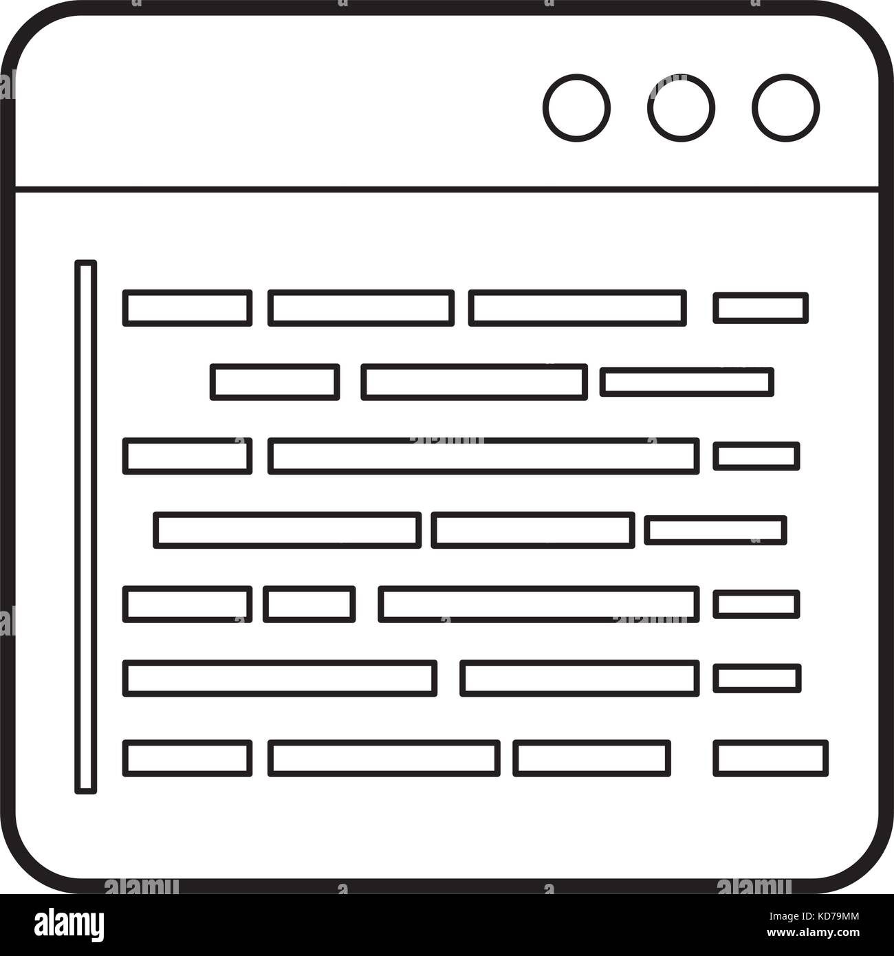 Source Page Programming Development Web Data Stock Vector Image And Art Alamy