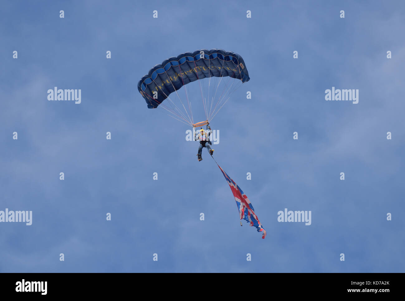 Tigers freefall parachute team in action Stock Photo - Alamy