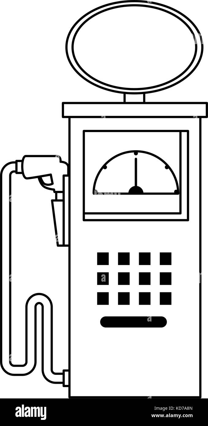fuel station pump icon vector illustration design Stock Vector Image ...