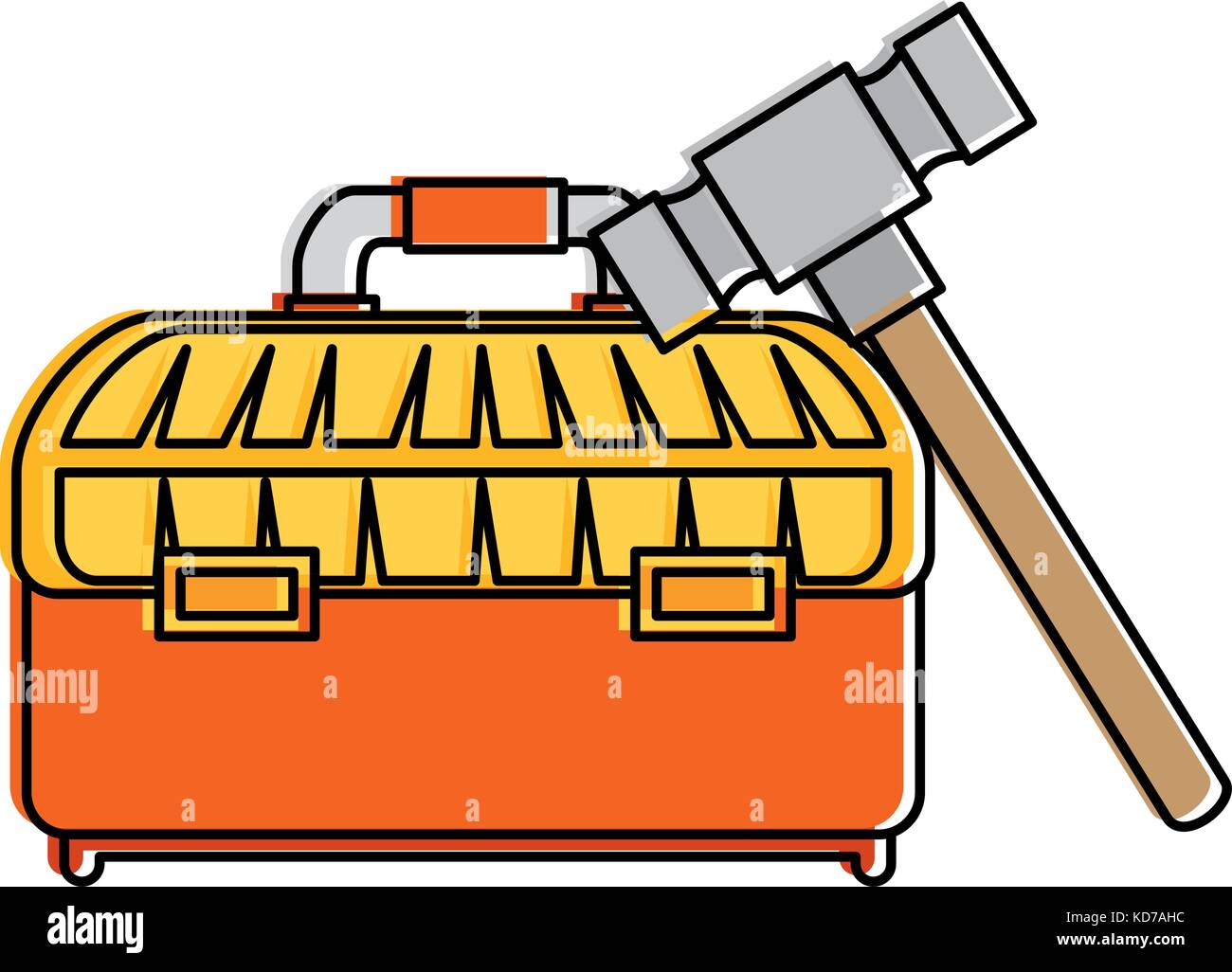 Closed tool box icon Stock Vector Images - Alamy