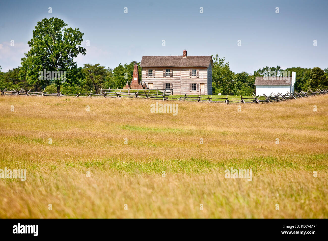 Dogan house, last remnent of the (Civil) wartime village of Groveton at ...